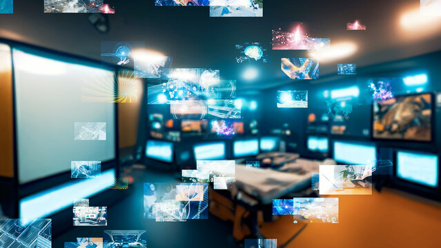 Video Editing Room