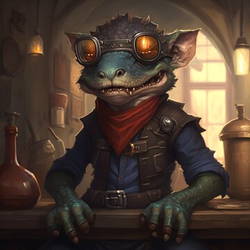 Vintage Glücksbringer Kobold