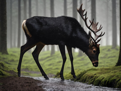 "Black Deer" Images – Browse 81 Stock Photos, Vectors, and Video ...