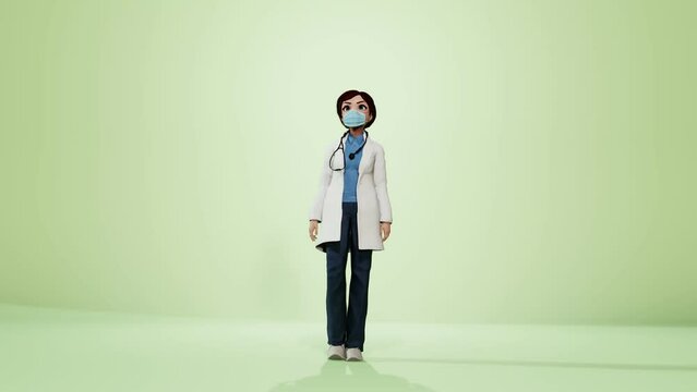 3d Idle Doctor Character Templates – Free Editable Designs | PikWizard