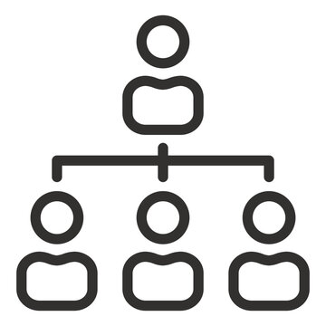 Black Hierarchy Icon