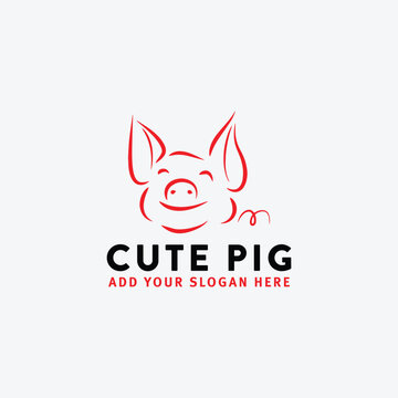 "Pig Logo" Images – Browse 602 Stock Photos, Vectors, and Video | Adobe ...