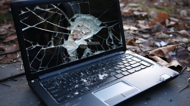Smashed Laptop Images – Browse 4,545 Stock Photos, Vectors, and Video ...