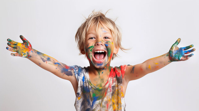 "Kids Painting" Images – Browse 1,151 Stock Photos, Vectors, and Video ...