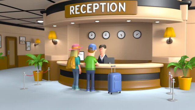 Cartoon Receptionist Images – Browse 5,281 Stock Photos, Vectors, and ...