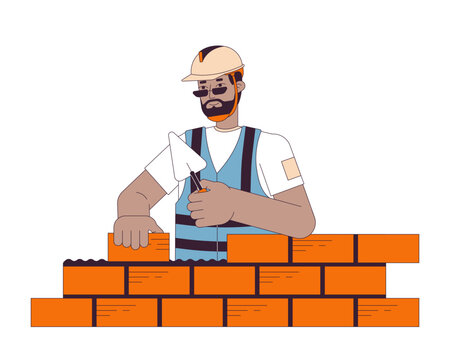 Laying Bricks Clipart