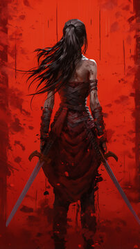 Female Warrior Back Images – Browse 2,806 Stock Photos, Vectors, and ...