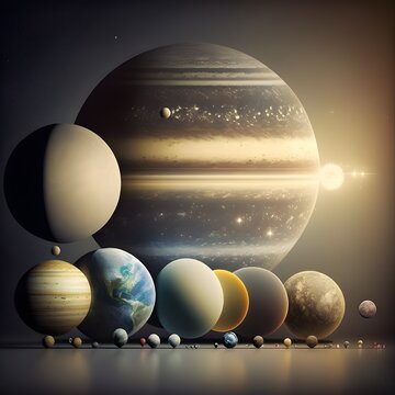 Solar System Drawing To Scale