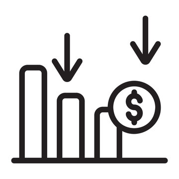 Reduce Cost Line Icon Images – Browse 2,682 Stock Photos, Vectors, and ...