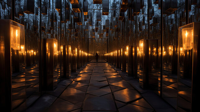 "Mirror Maze" Images – Browse 363 Stock Photos, Vectors, and Video ...