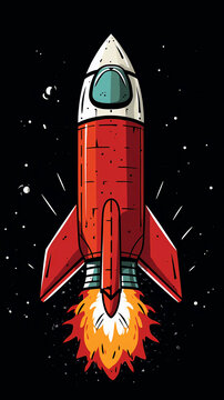 Rocket Cartoon Images – Browse 208,060 Stock Photos, Vectors, and Video ...
