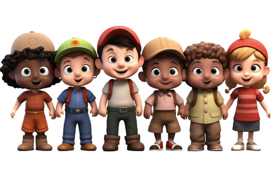 "Cartoon Kids" Images – Browse 2,045 Stock Photos, Vectors, and Video ...
