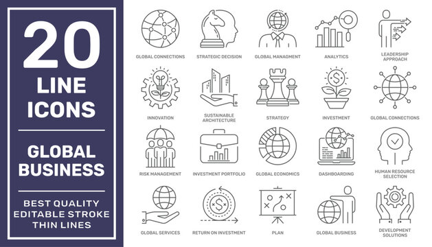 Global Business Icons Images – Browse 1,502,439 Stock Photos, Vectors ...