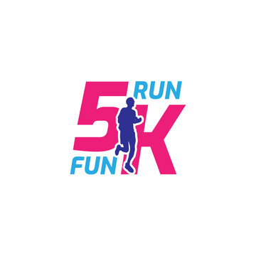 fun run logo design