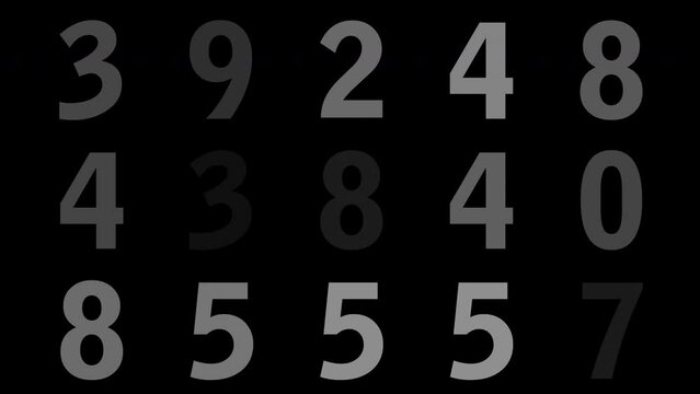 "Animated Numbers"-Bilder: Stock-Fotos & -Videos. | Adobe Stock