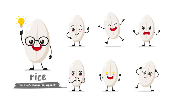 Cartoon Rice