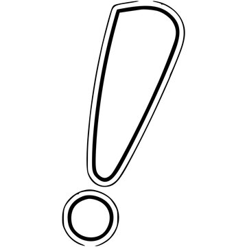 Bubble Letter Exclamation Point