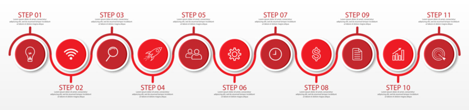 Infographic Elements 11 Steps Images – Browse 797 Stock Photos, Vectors ...