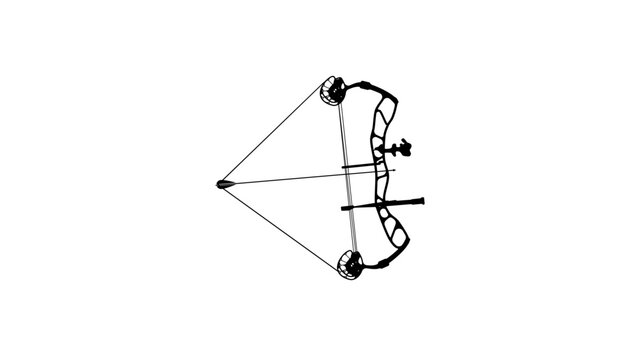 Compound Bow Silhouette