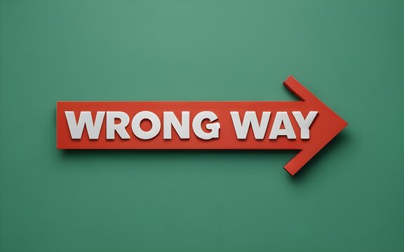 "Wrong Way Sign" Images – Browse 560 Stock Photos, Vectors, and Video ...