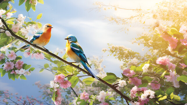 "Birds On Tree" Images – Browse 252 Stock Photos, Vectors, and Video ...