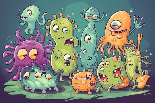 Friendly Bacteria Cartoon Images – Browse 1,497 Stock Photos, Vectors ...