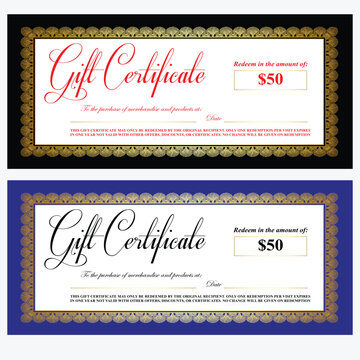 Ms Word Gift Certificate Template