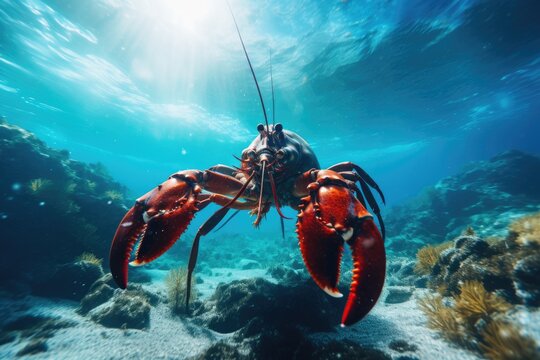 Lobster Underwater Images – Browse 24,980 Stock Photos, Vectors, and ...
