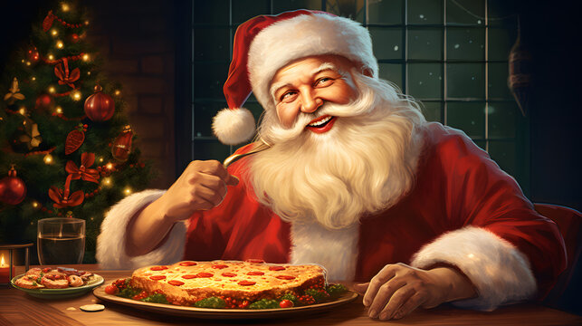 Santa Claus Eating Images – Browse 32,526 Stock Photos, Vectors, and ...