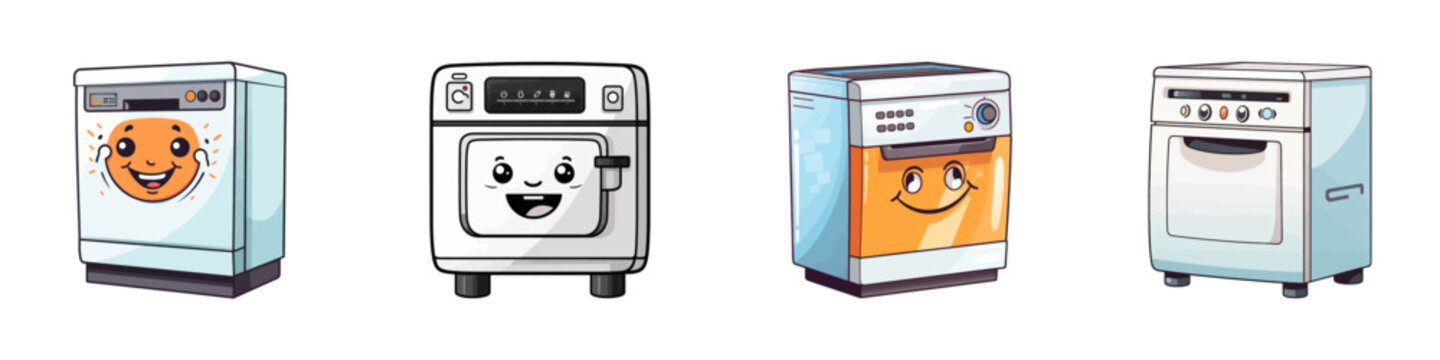 Dishwasher Cartoon Images – Browse 1,920 Stock Photos, Vectors, and ...