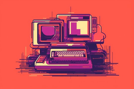"Retro Computer" Images – Browse 284 Stock Photos, Vectors, and Video ...
