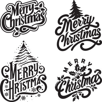 "Merry Christmas Font" Images – Browse 362 Stock Photos, Vectors, and ...