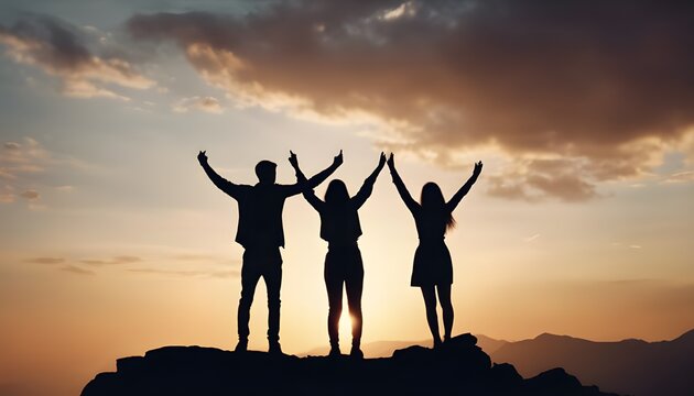 Arms Up Silhouette Images – Browse 36,997 Stock Photos, Vectors, and ...