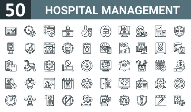 Hospital Management Icons Images – Browse 13,533 Stock Photos, Vectors ...
