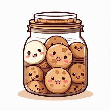 Cookies In A Jar Clipart