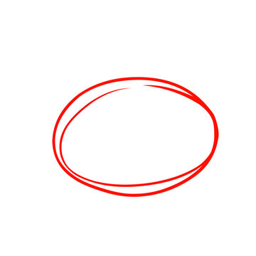 Red Circle Outline Png