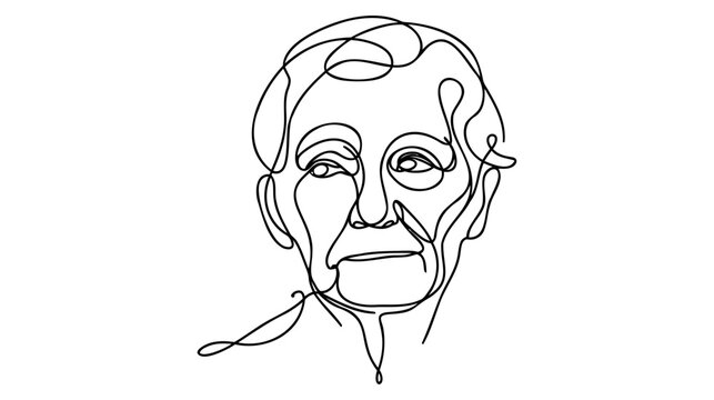 Old Man One Line Images – Browse 6,519 Stock Photos, Vectors, and Video ...