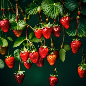 Cartoon Strawberry With Vine Images – Browse 323 Stock Photos, Vectors ...
