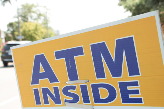 Atm Available Sign