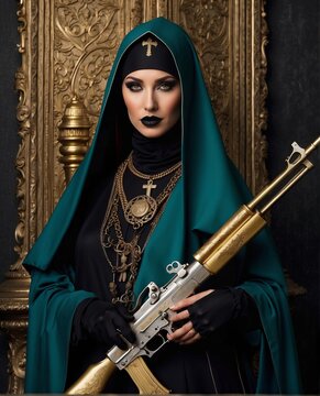 Nun Gun-Bilder: Stock-Fotos & -Videos. | Adobe Stock