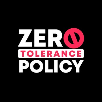Zero Tolerance Sign Images – Browse 799 Stock Photos, Vectors, and ...
