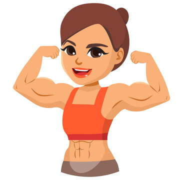 Muscle Woman Cartoon Images – Browse 18,950 Stock Photos, Vectors, and ...