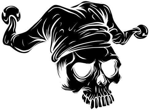 Wicked Jester Skull