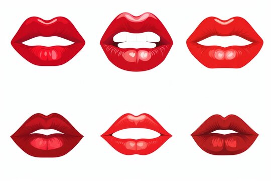 Cartoon Red Lips Images – Browse 44,023 Stock Photos, Vectors, and ...