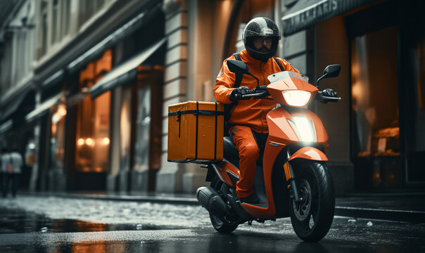 "Fast Food Delivery" Images – Browse 423 Stock Photos, Vectors, and ...