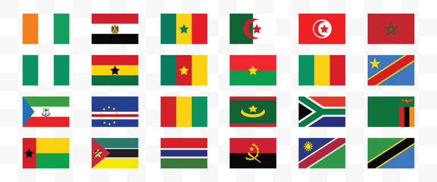 African Country Flags List