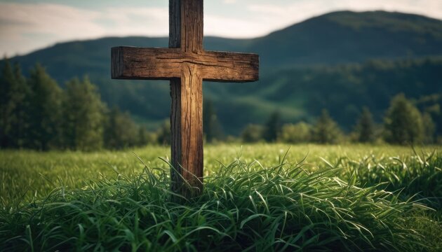 Wooden Cross In Field Images – Browse 8,769 Stock Photos, Vectors, and ...