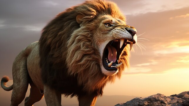 "Lion Roars"-Bilder: Stock-Fotos & -Videos. | Adobe Stock