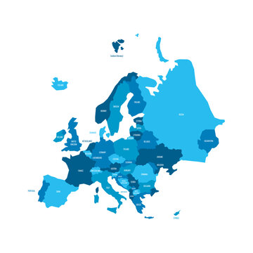 Political Map Of Europe"」の写真素材 | 16,624,294件の無料イラスト画像 | Adobe Stock