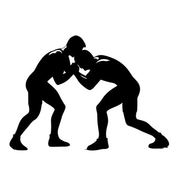 Wrestling Silhouette Images – Browse 7,663 Stock Photos, Vectors, and ...